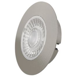 Interlight LED Cabiled Downlight dimbaar 4W 2700K geborsteld chroom IP44 ex, driver - Al vanaf ...